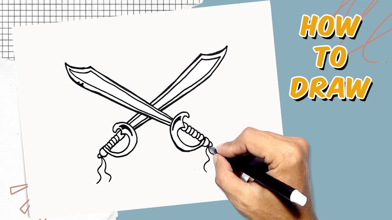 How to Draw cutlass Pirate - YouTube