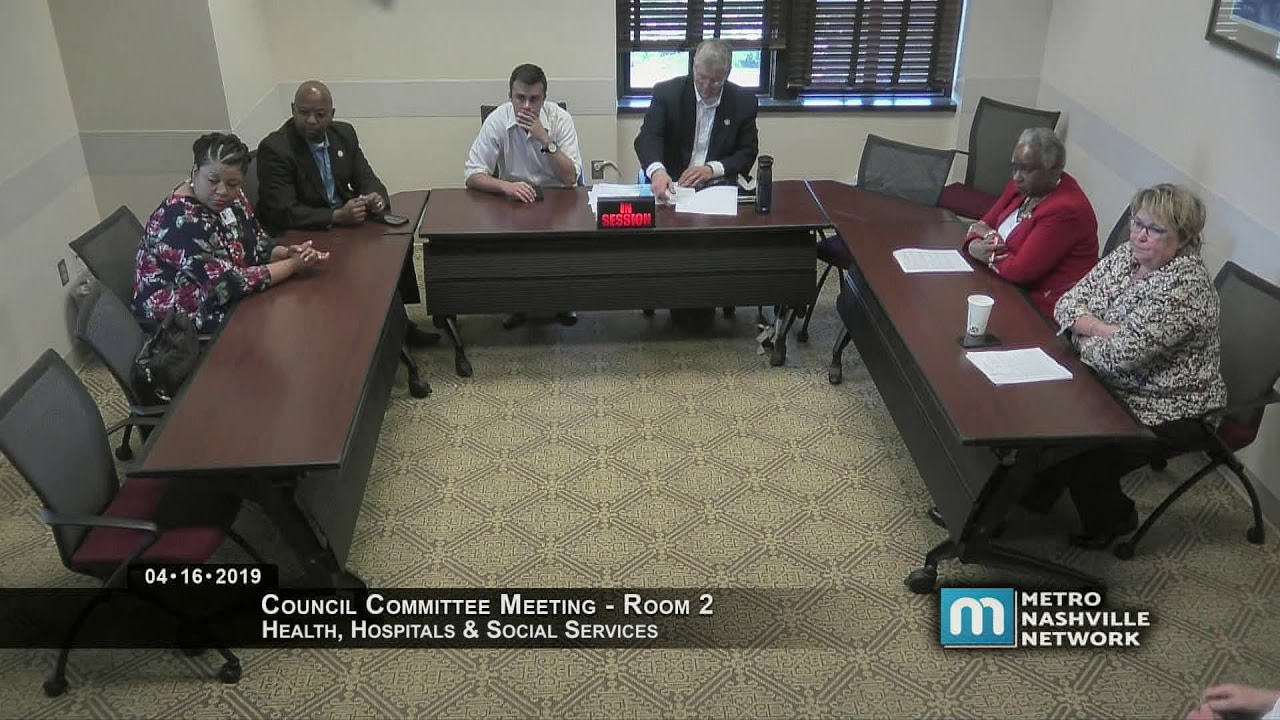 04/16/19 Council Committees: Health, Hospitals, and Social Services ...