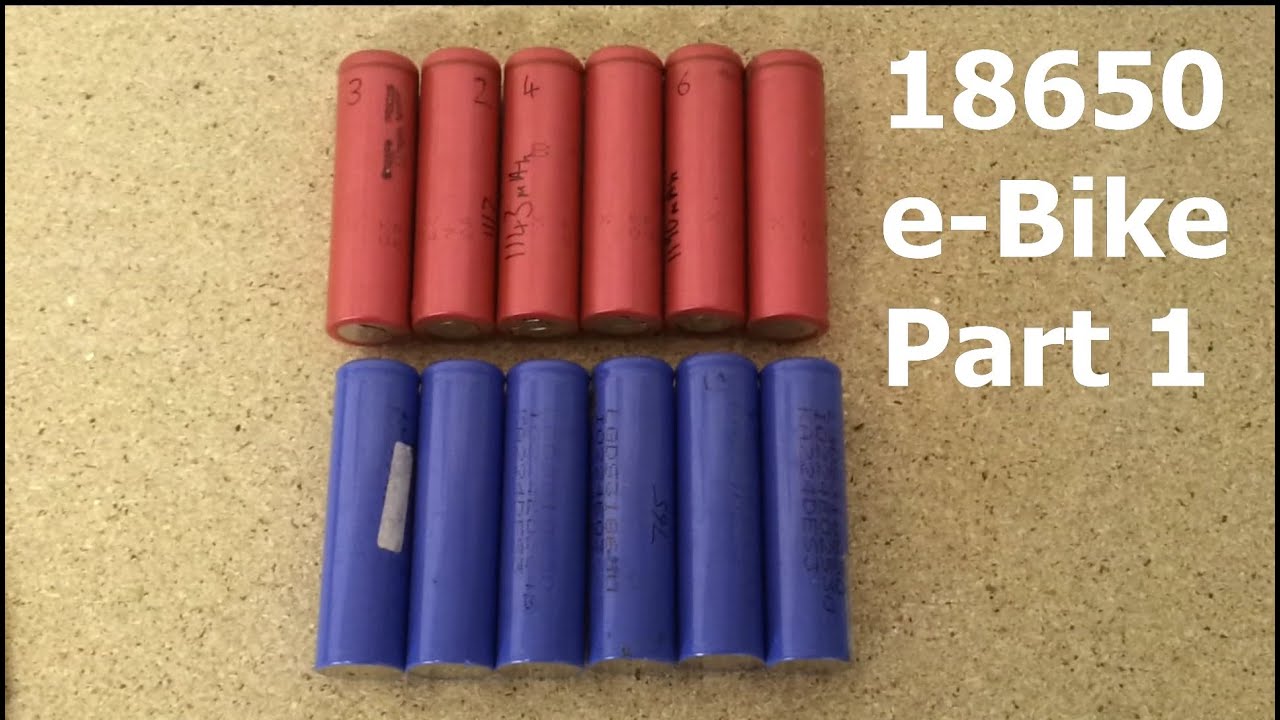 Lithium Ion 18650 48v e-Bike battery build DIY - Part 1 - Cell Capacity ...