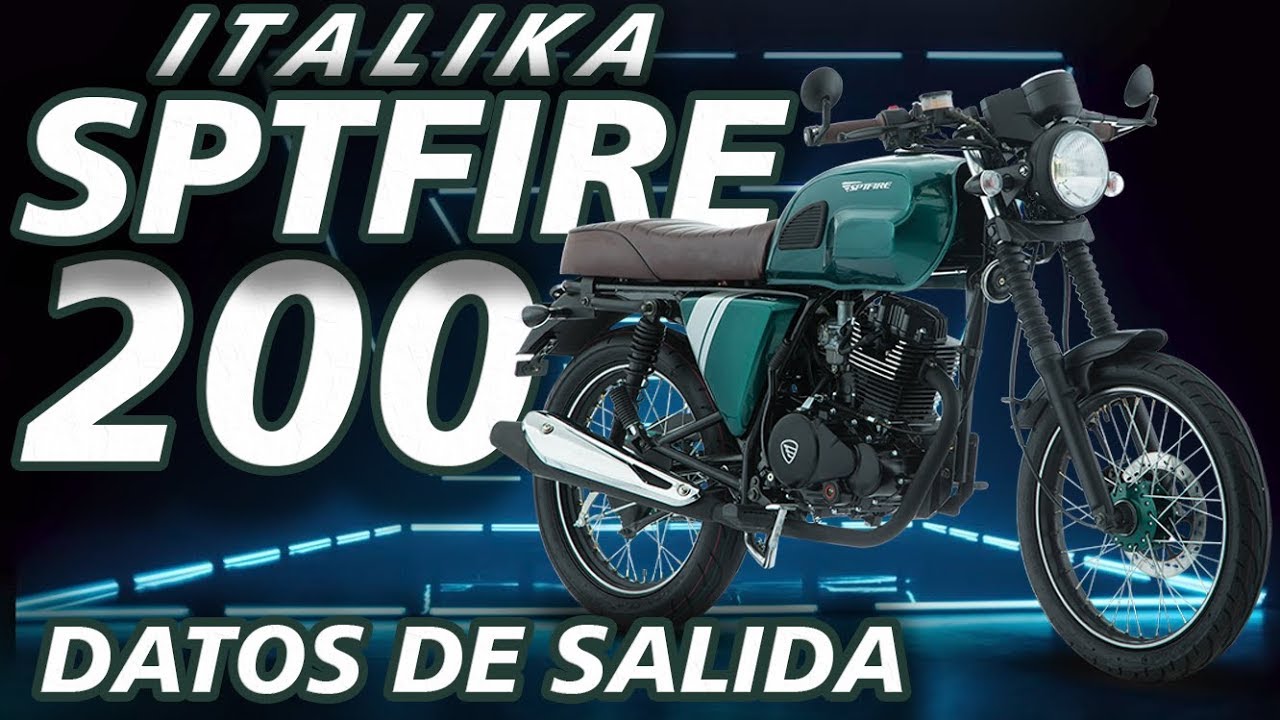 NUEVA SPTFIRE 200 ITALIKA 2019 CAFE RACER | DATOS DE SALIDA - YouTube