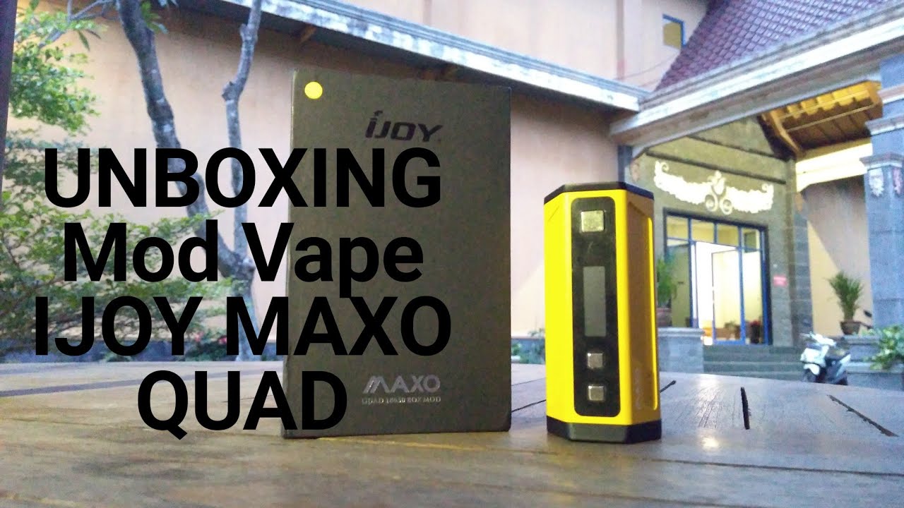 UNBOXING & REVIEW MOD VAPE IJOY MAXO QUAD - YouTube