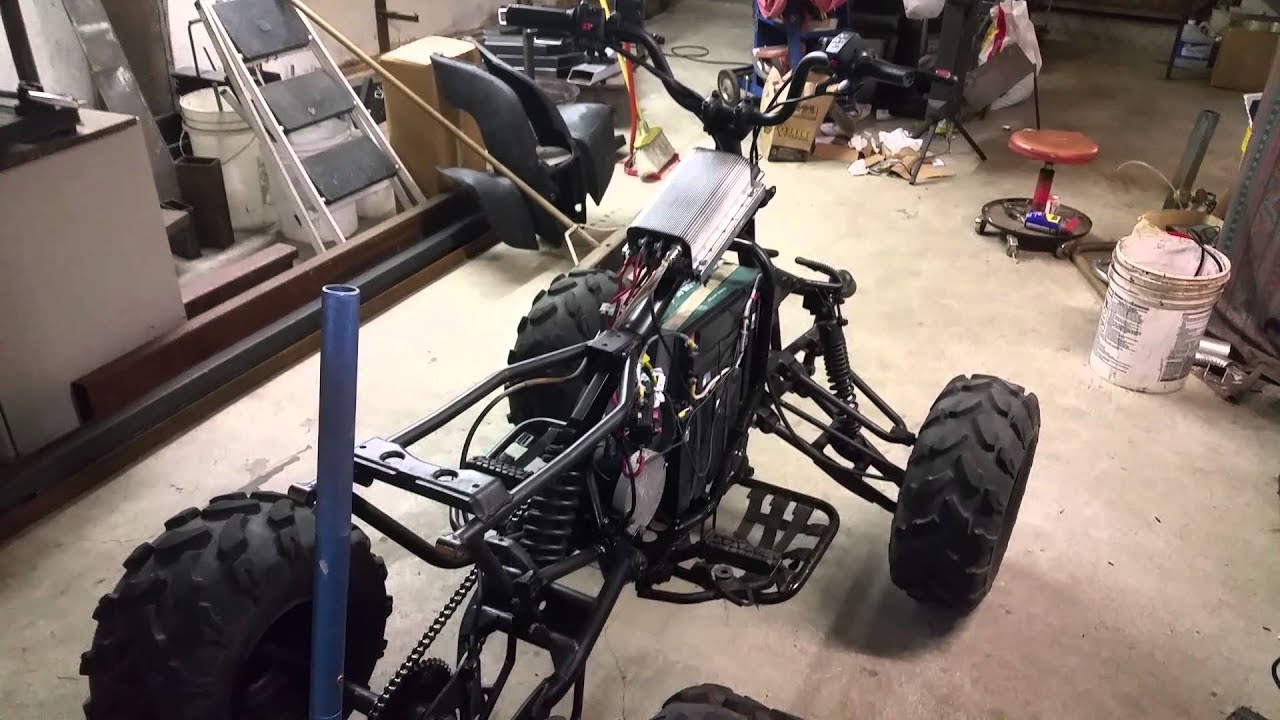 Electric ATV 4x Four Wheeler 6 KW 48 V 60 AH Brushless Motor Solar ...