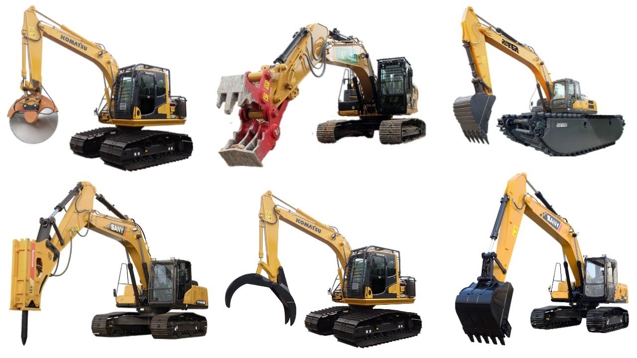 Jenis-jenis Alat Berat EXCAVATOR | Excavator standar bucket, Excavator ...