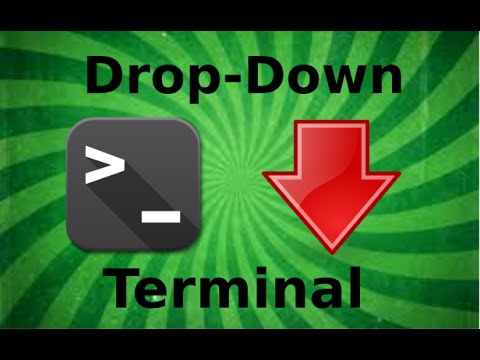 Handy Drop Down Terminal in Linux Mint 17.3 (and Ubuntu) - YouTube