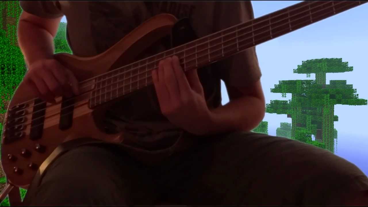 Minecraft Soundrack played on Bass (Living Mice) - YouTube