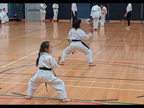 Tournament Saifa kata - 6 year old girl wins gold. #Karate #Saifa #GKRKarate