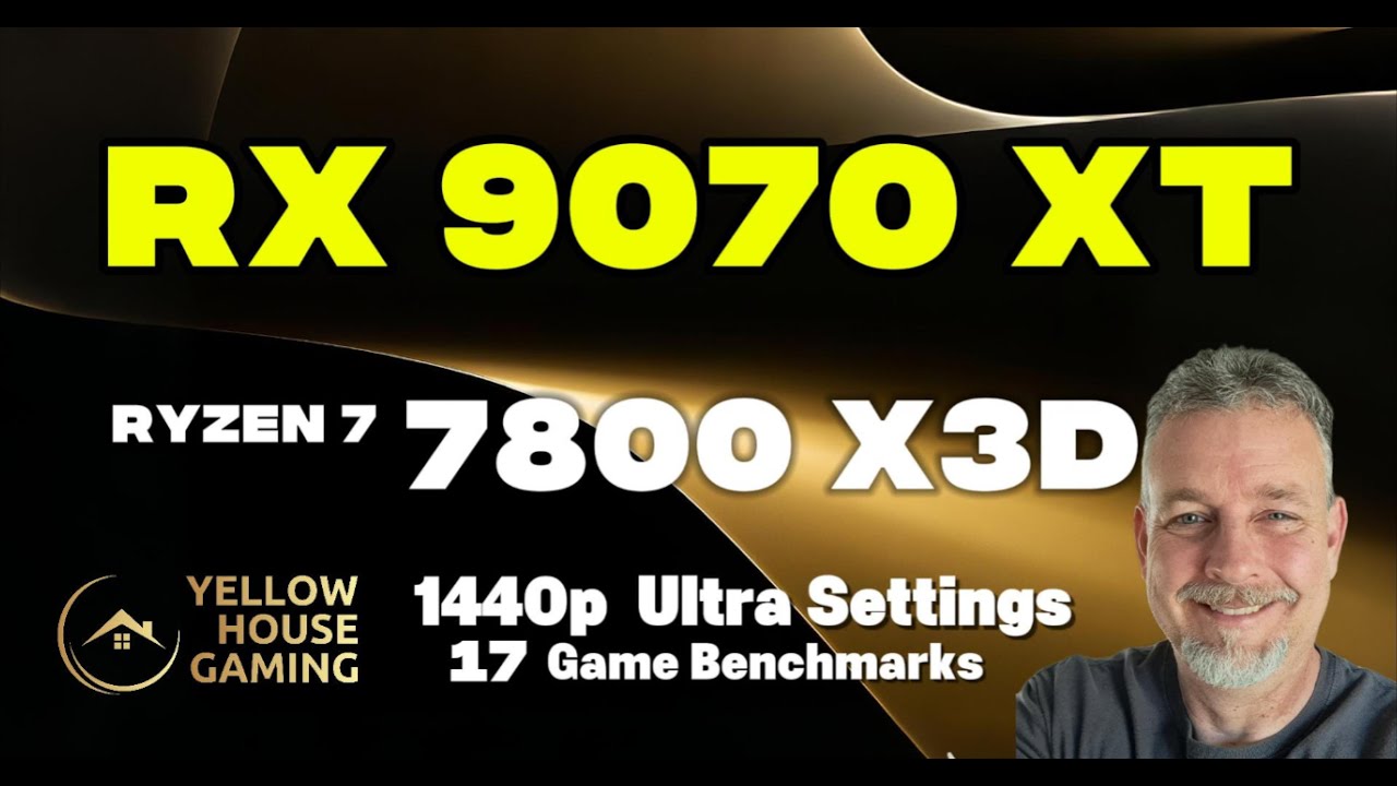 RX 9070 XT | 7800X3D | 1440p | Ultra Settings | 17 game Benchmarks ...