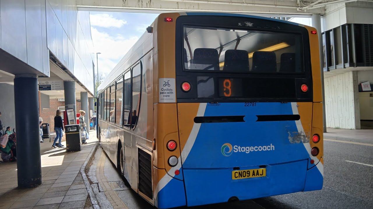 Stagecoach Midlands MAN 18.240LF Enviro 300 (CN09 AAJ - 22781) Running ...