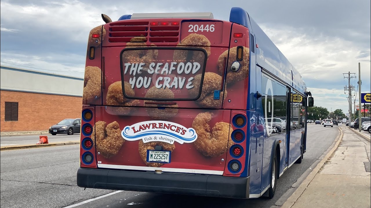 Pace On-Board Pace 2020 New Flyer XD40 Bus 20446 On Rt 307 From South ...