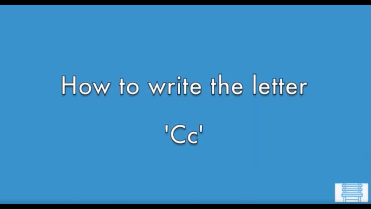 Improve Your Handwriting: How to write the letter Cc (uppercase and ...