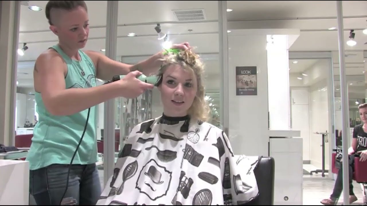 Christine - Pt 1: Long to Short Undercut Pixie (TA77.net Mini) - YouTube