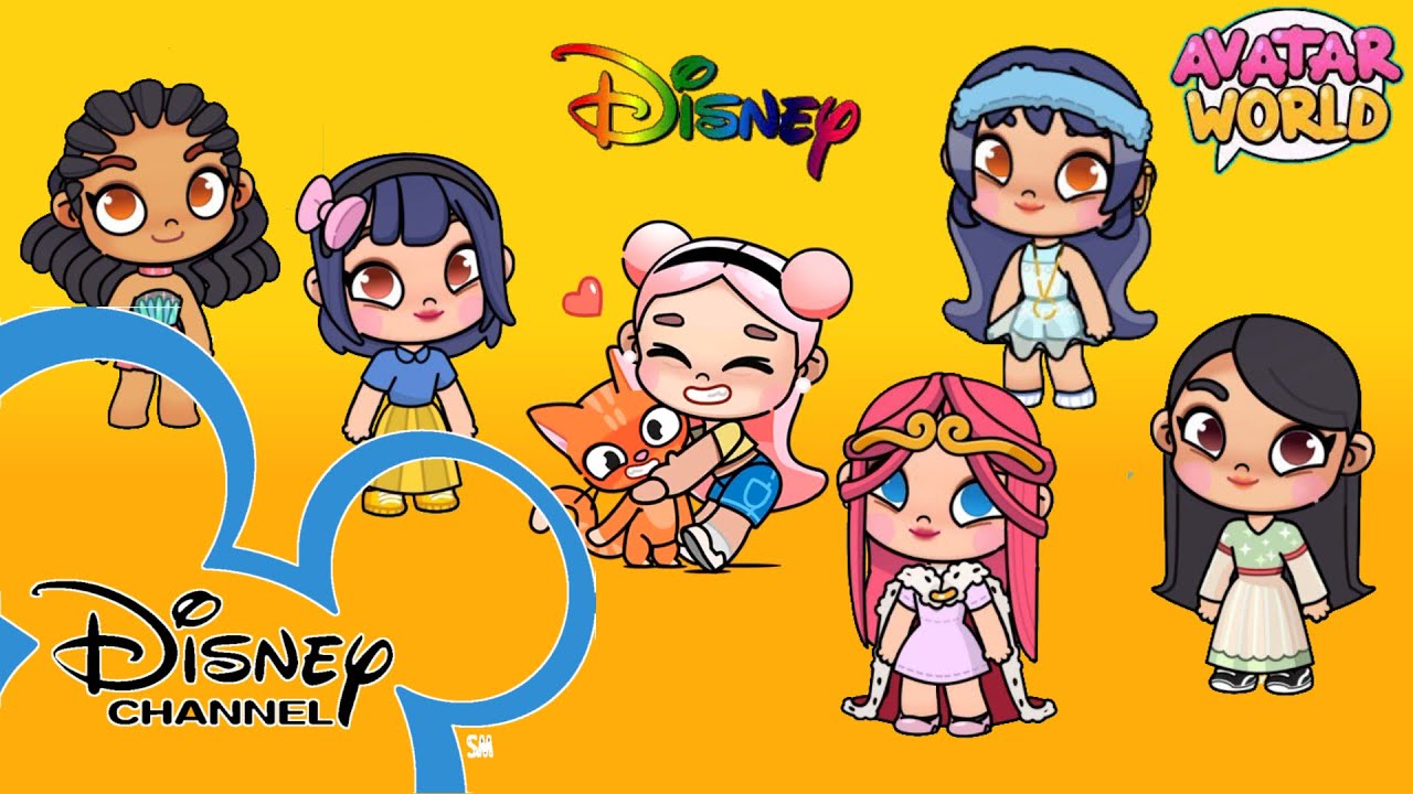 ️PRINCESSES in AVATAR WORLD😍#tocaboca #disney #princess #avatarworld ...