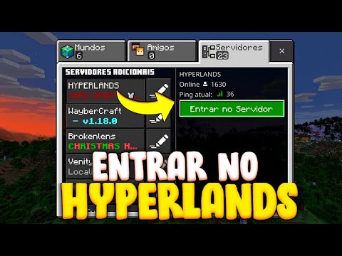 COMO ENTRAR NO SERVIDOR DA HYPERLANDS SEM ERRO !! - YouTube