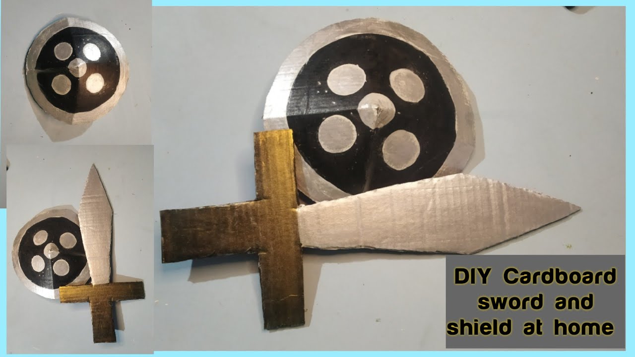 How to make sword and shield at home ||#diy#talwarbhala || Diy sword ...