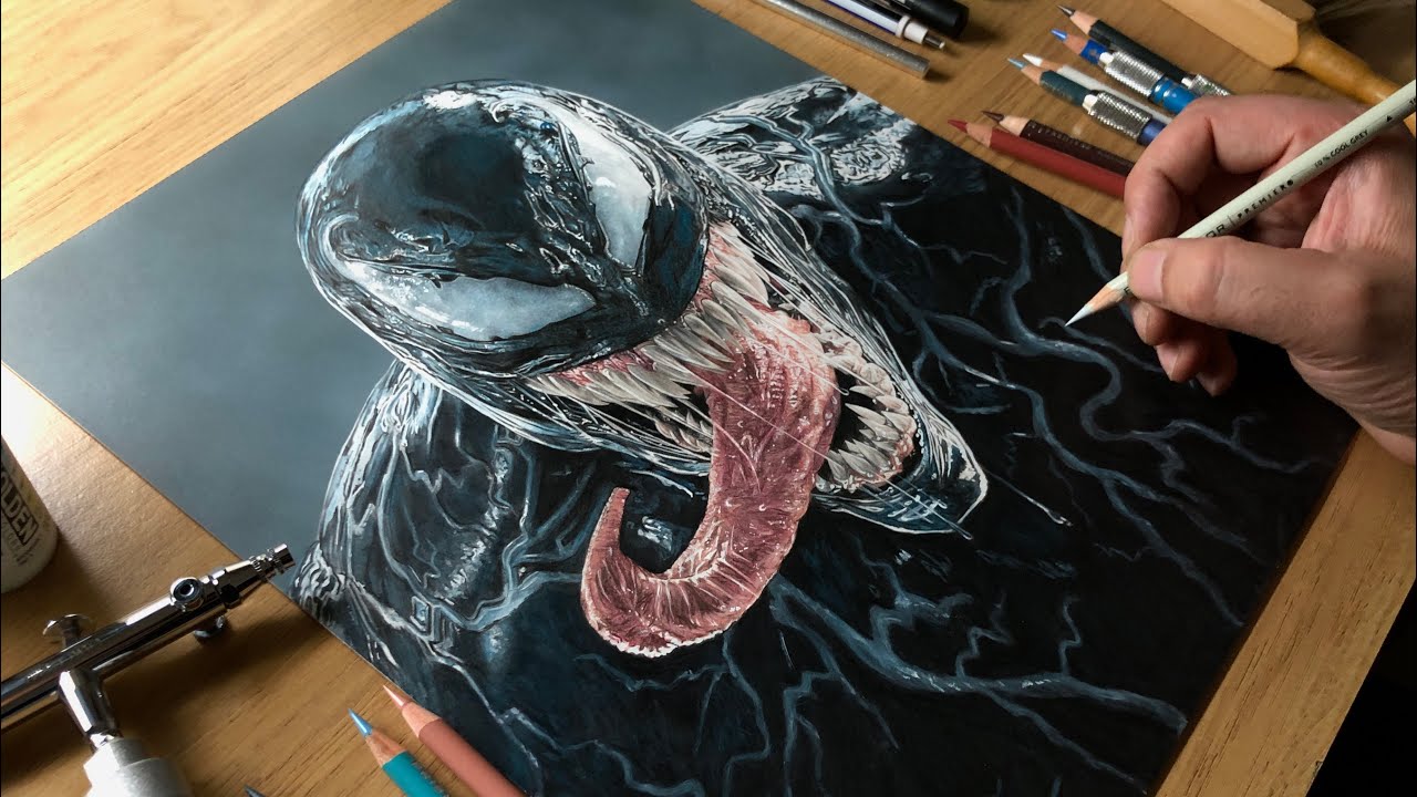 Drawing Venom - Time-lapse | Artology - YouTube