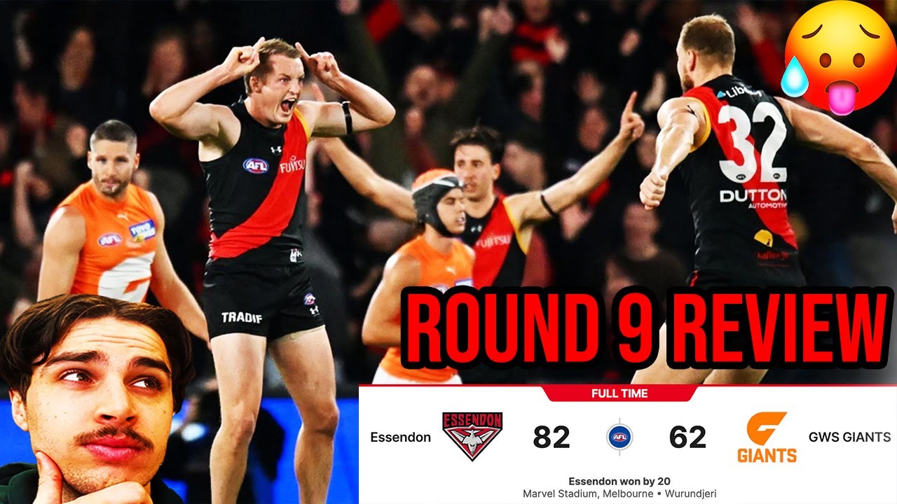 ESSENDON FOR THE FLAG? Round 9 Review - YouTube