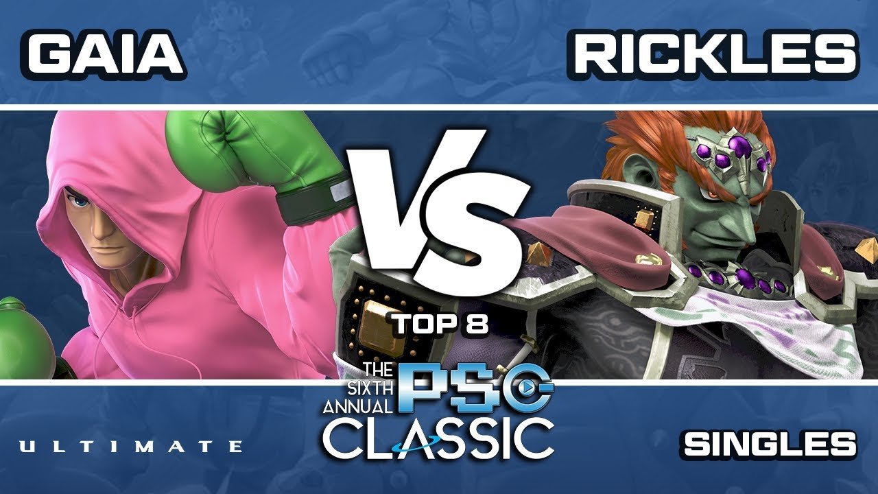 PSG Classic 2019 Smash Ultimate Rickles (Ganondorf) vs Geki | Gaia ...