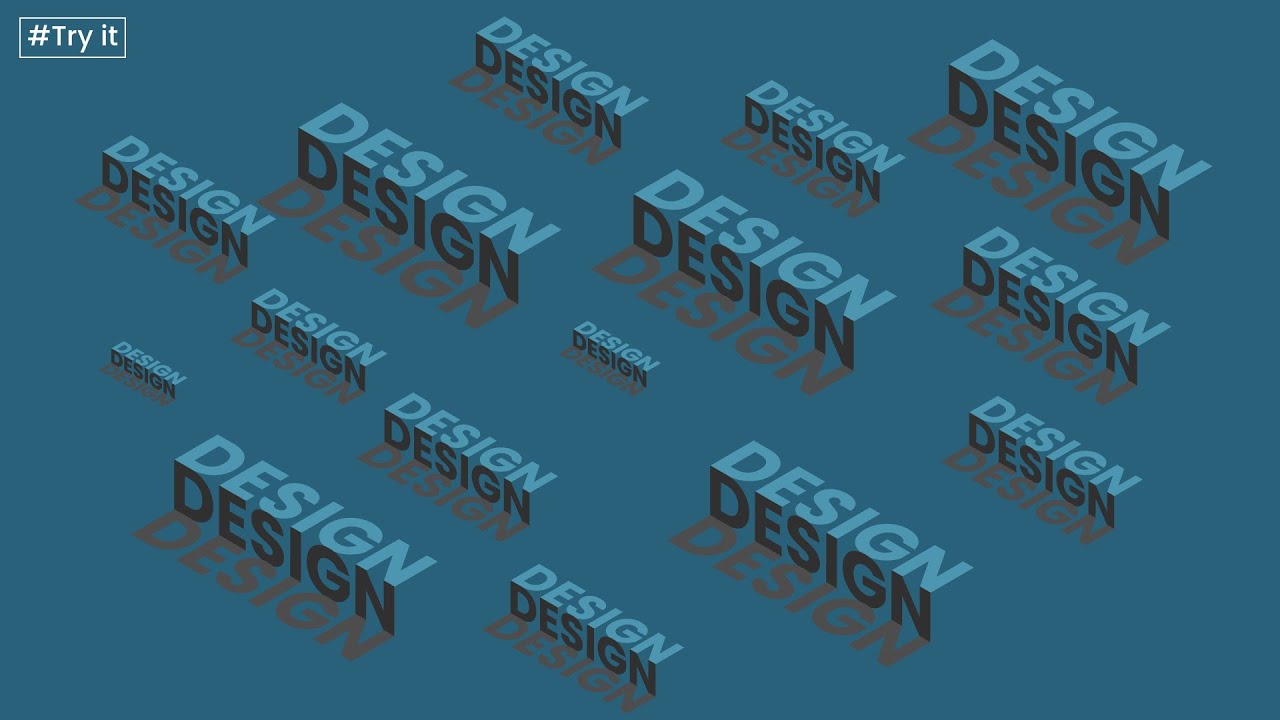 Text Effect Graphic Design in Illustrator Adobe Illustrator - YouTube