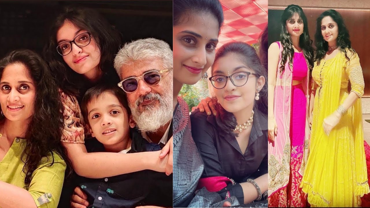 Shalini Ajith family photos | Shamlee, Anoushka, Ajith, Aadvik latest ...