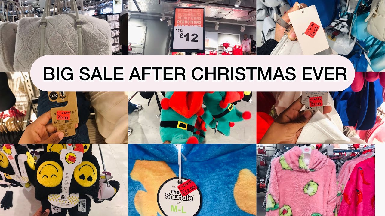 EVERYTHING HALF PRICE, BIGGEST SALE EVER AFTER CHRISTMAS, BUDGET ...