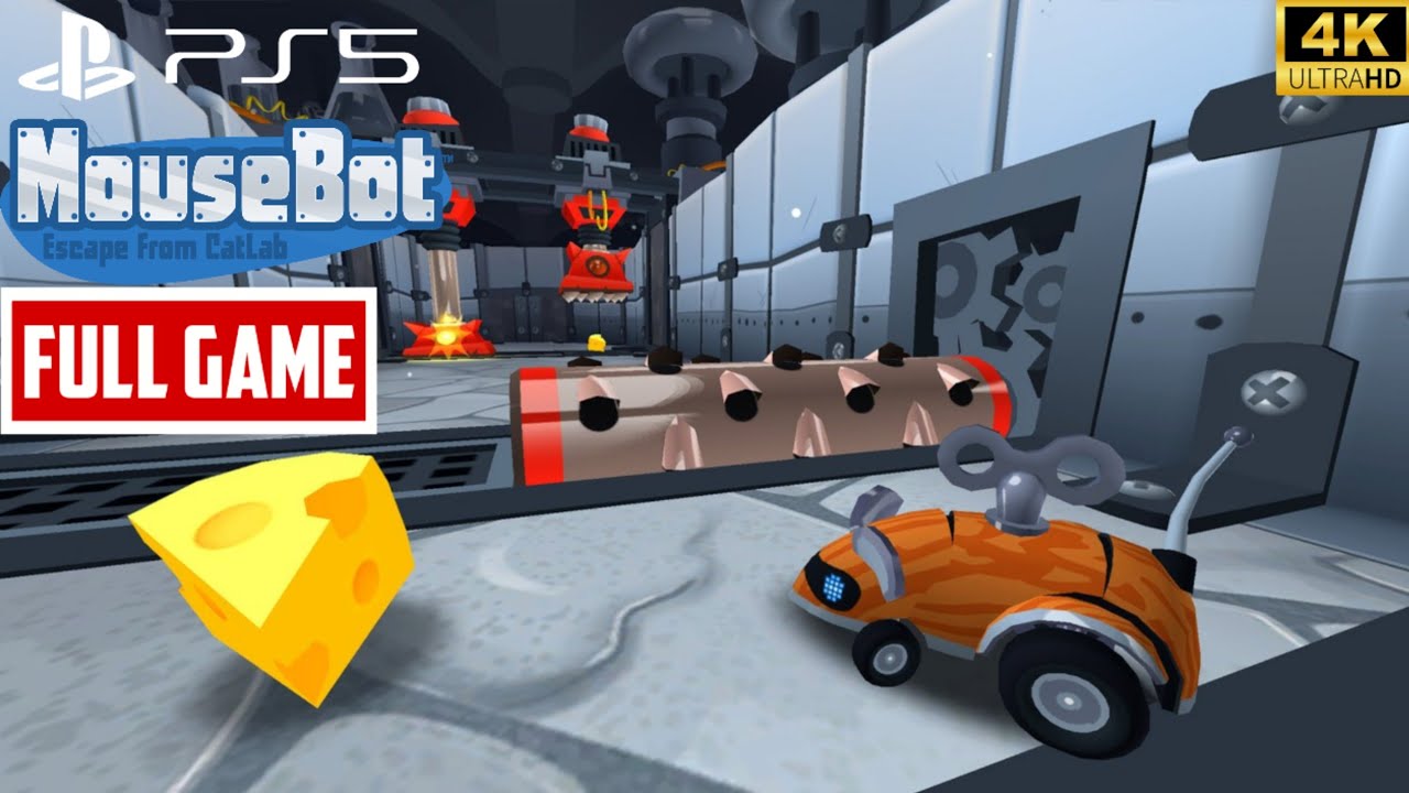 Mouse Bot - Full Game Walkthrough Gameplay | All Labs (4K 60FPS PS5 ...