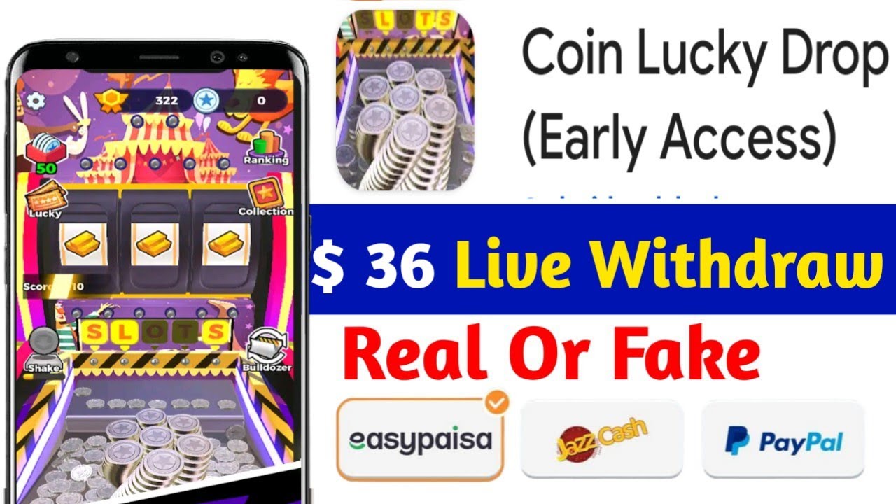 Coin Lucky Drop (Early Access) BEWARE Scam Alert 🚩 FAKE real or fake - YouTube