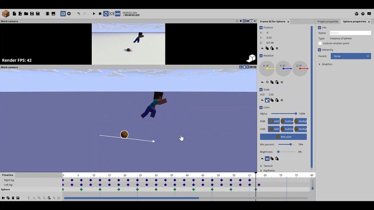 mine imator time lapse [Basketball Minecraft Animation] - YouTube