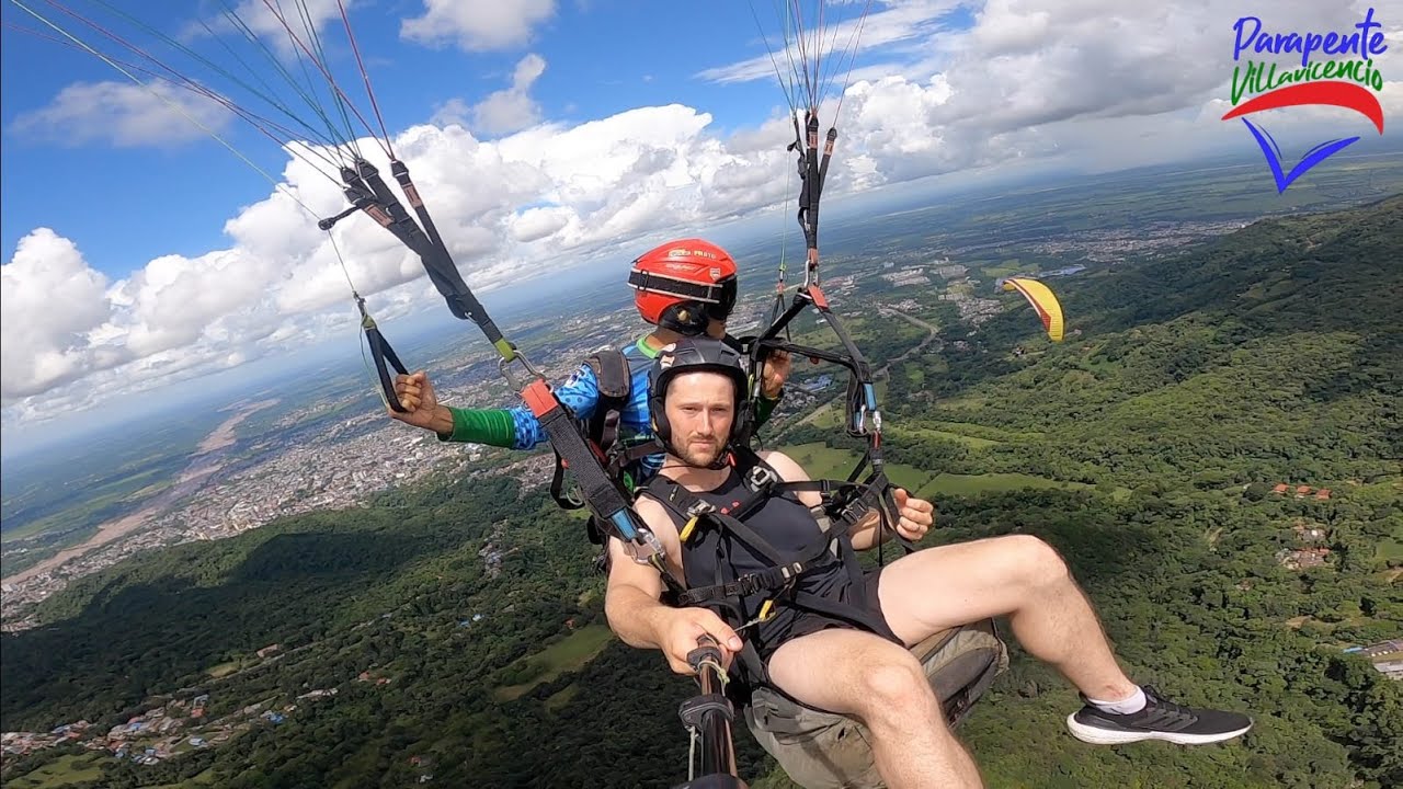 Jeremy Fortier en PARAPENTE VILLAVICENCIO - YouTube