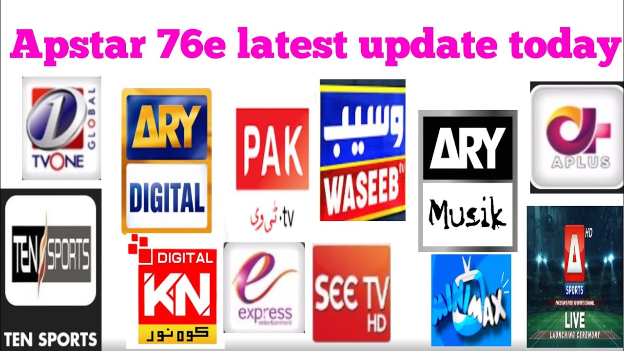 Apstar76e latest update on 5ft dish|apstar update - YouTube