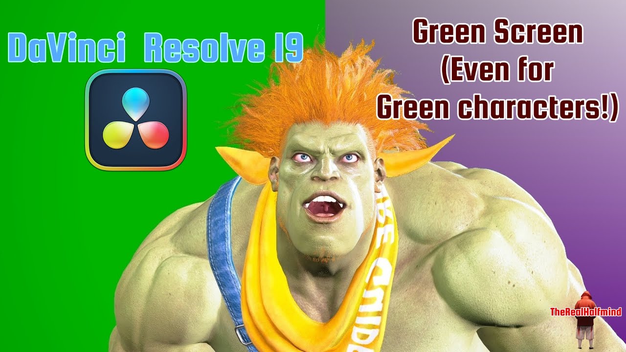 DaVinci Resolve Gaming Green Screen Settings - YouTube