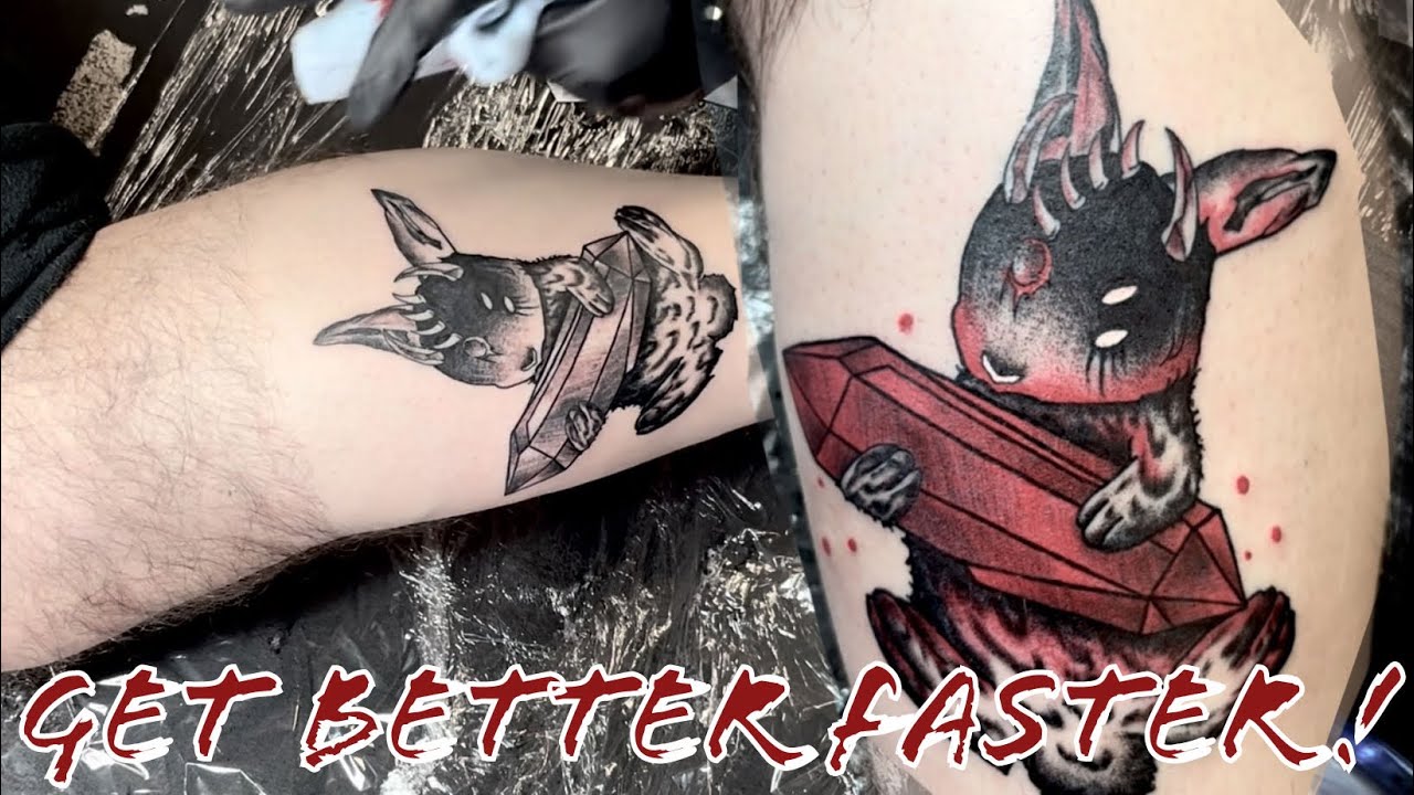 How To Tattoo: Packing Color Tips - YouTube