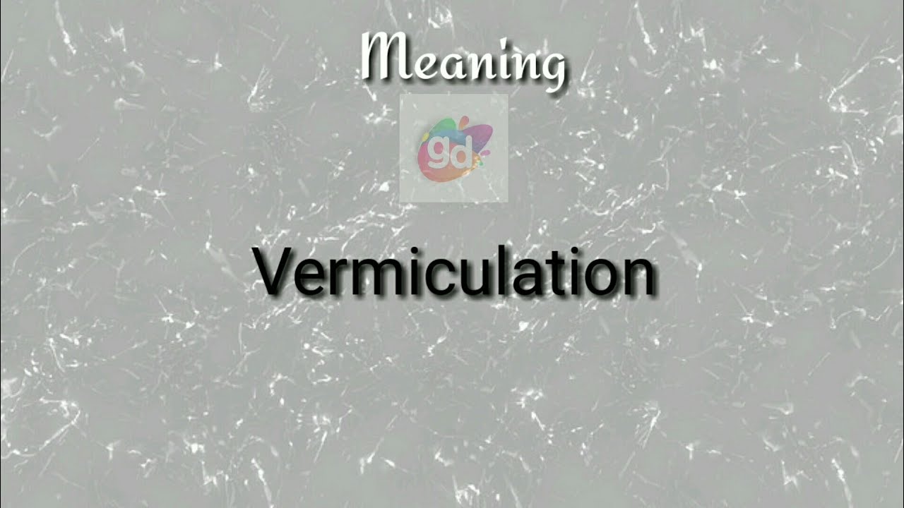 Vermiculation Meaning with Pronunciation||Googul Dictionary|| - YouTube