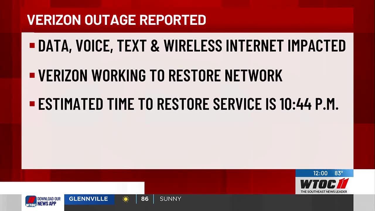 Verizon issues with cell and internet service - YouTube