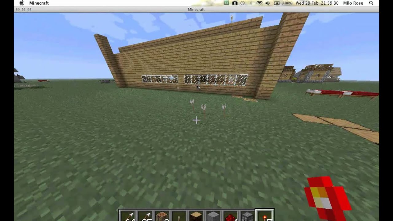 Minecraft-Machine Gun Tutorial - YouTube