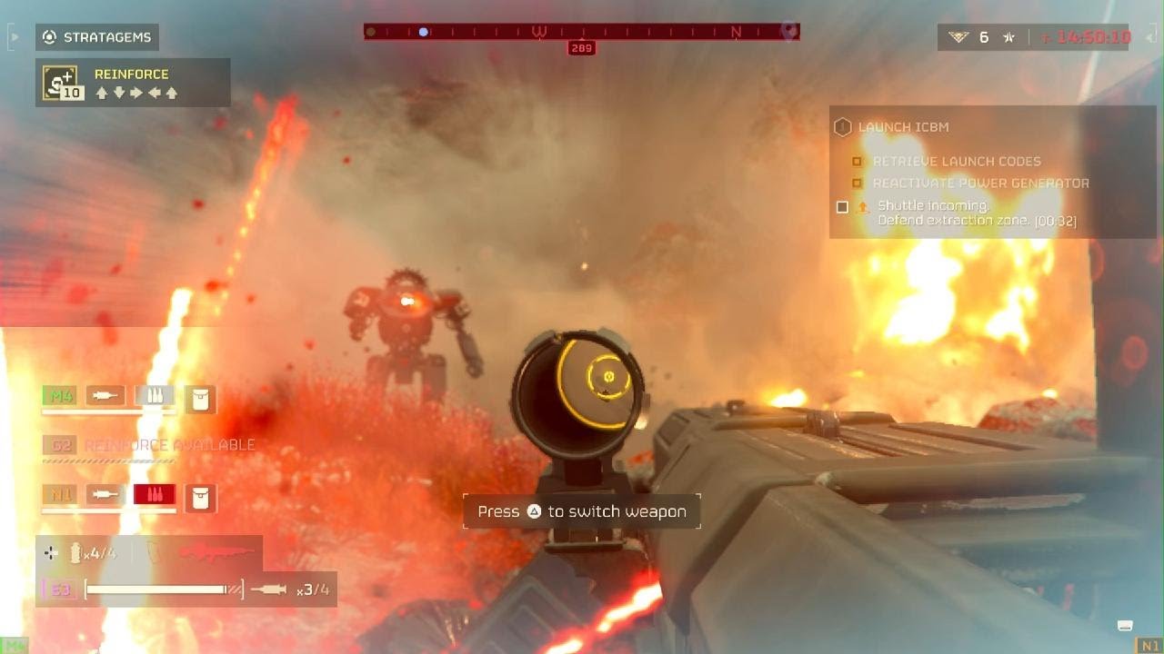 HELLDIVERS 2: Fall back!!! - YouTube