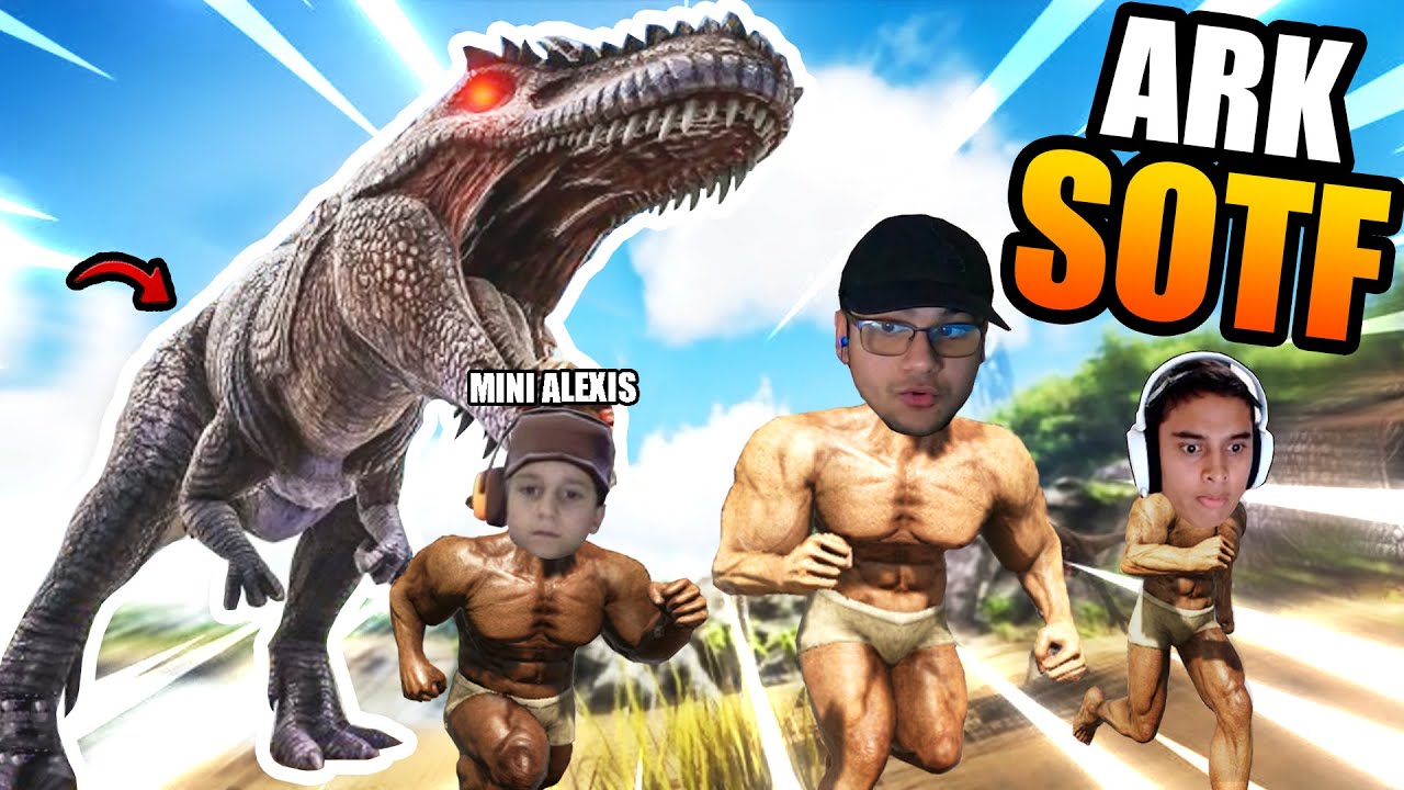 ASI FUE MI PRIMERA VEZ JUGANDO ARK SOTF | CON RAFITA Y ALEXIS - YouTube