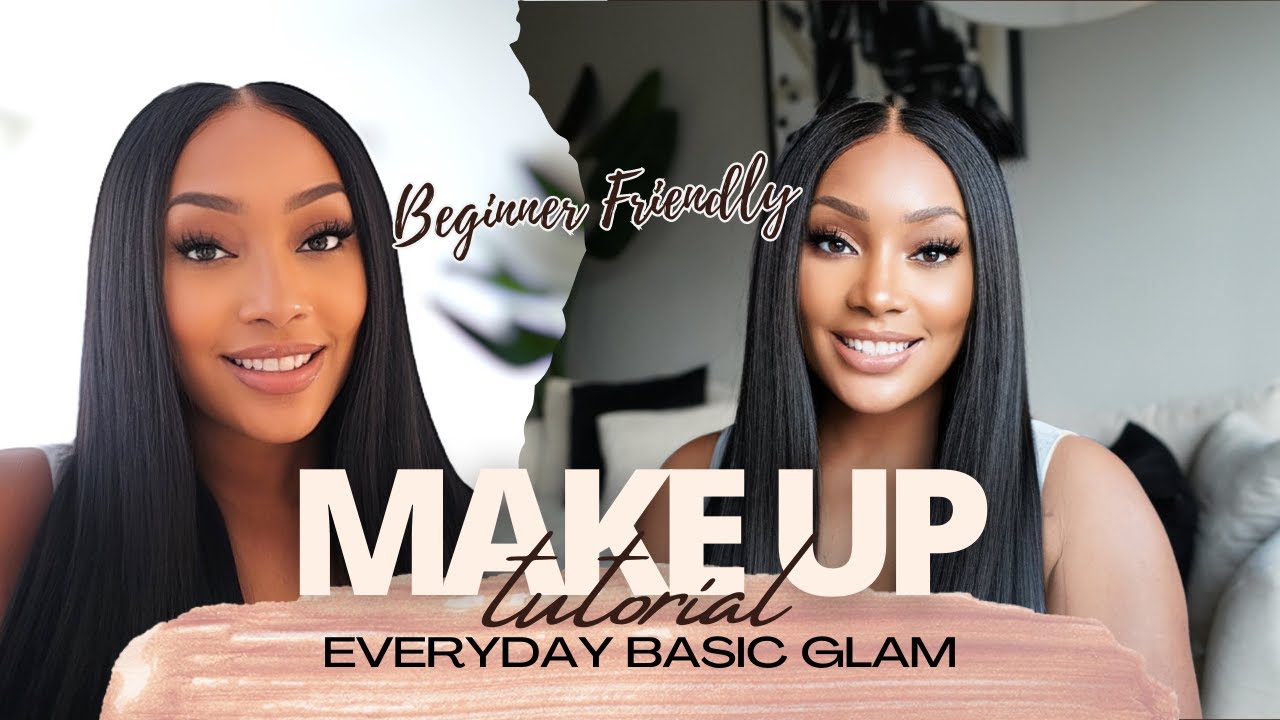 *DETAILED* BASIC GLAM MAKEUP FOR BEGINNERS - YouTube
