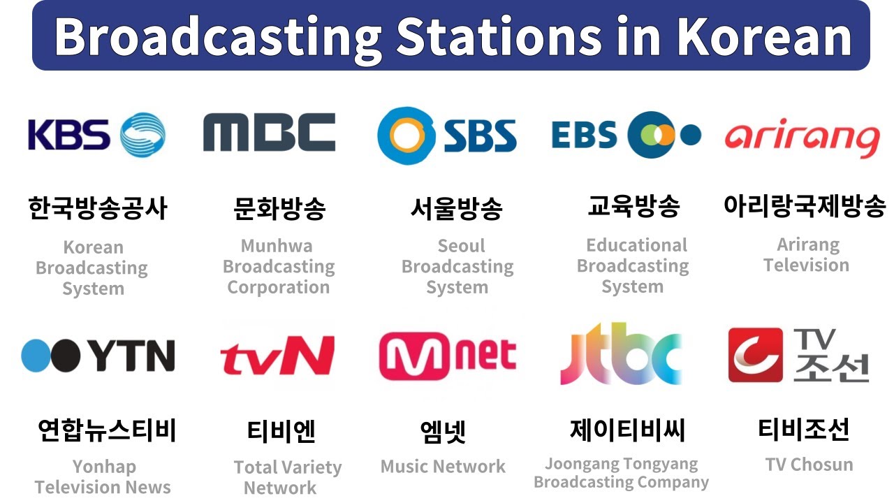 Broadcasting Stations in Korean 한국의 방송국 - YouTube