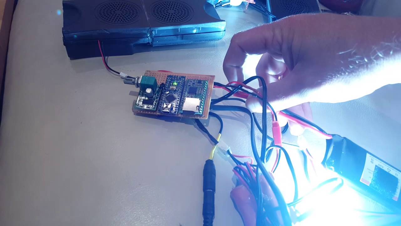 Jarvis start up sound for Iron Man costume - YouTube