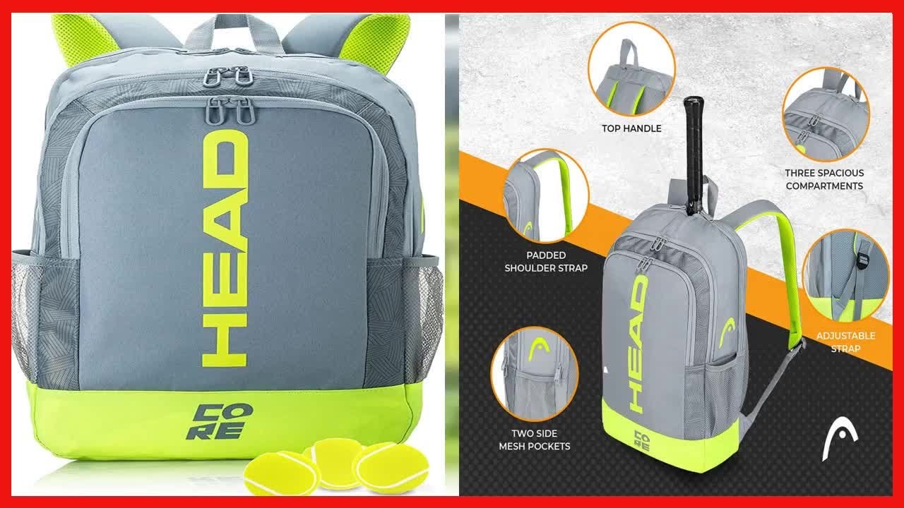 Great product - HEAD Core Tennis Backpack - 2 Racquet Carrying Bag w ...