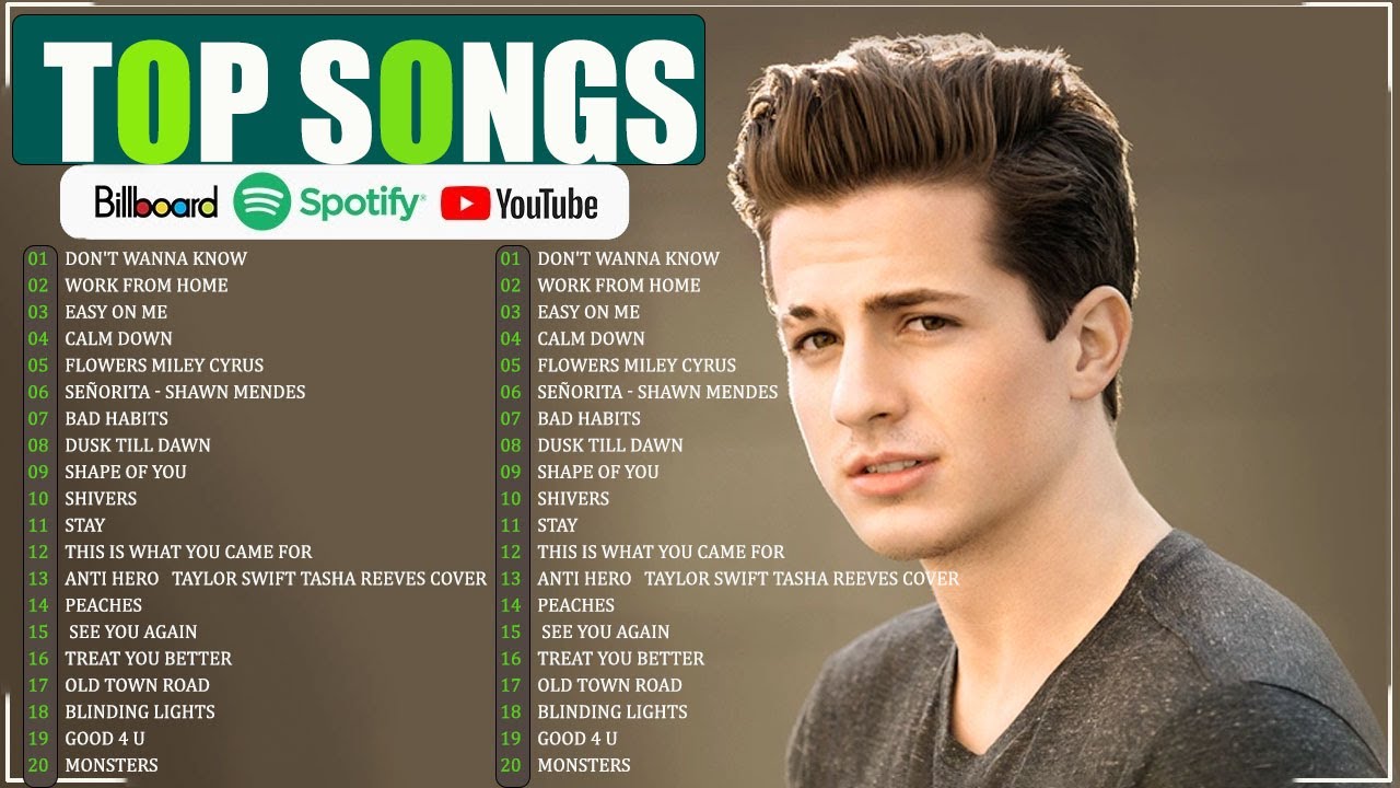 Adele, Ed Sheeran, Maroon 5, Dua Lipa, Rihanna, Bruno Mars, Taylor ...