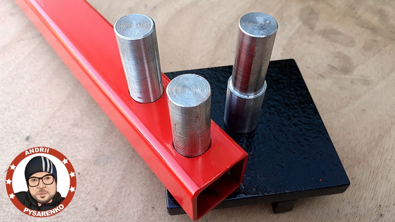Make A Mini Metal Bender | Simple Homemade Metal Bender | DIY - YouTube