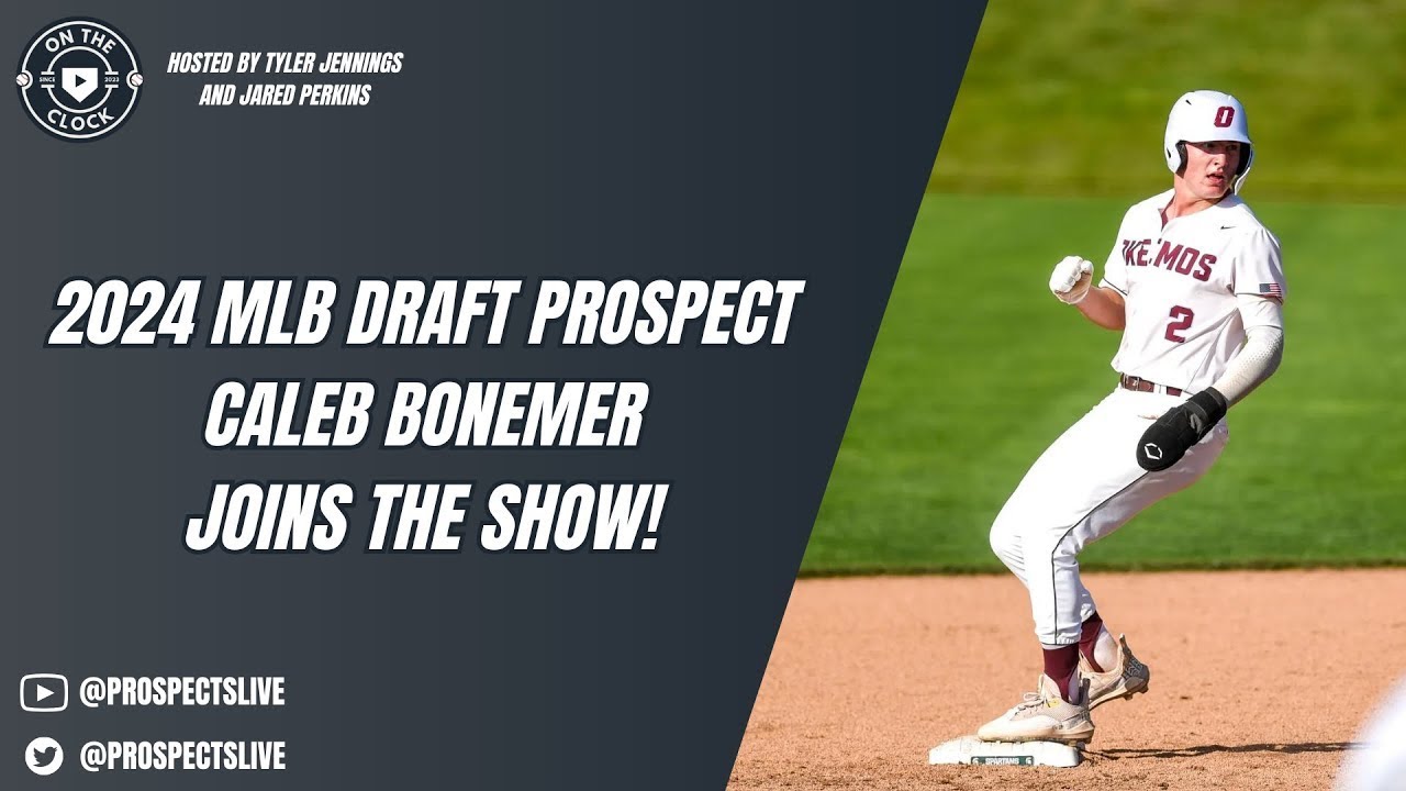 On The Clock: MLB Draft Prospect Caleb Bonemer Joins the Show! - YouTube