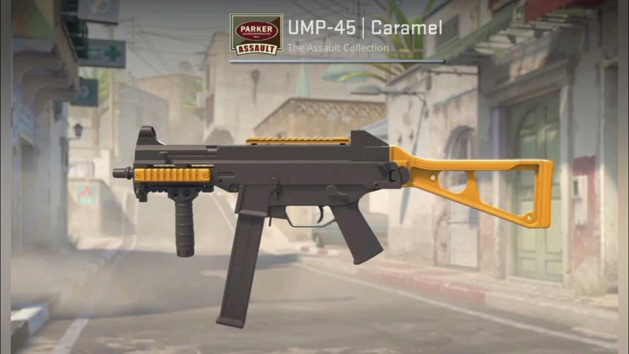 UMP-45 CARAMEL CS2 (SKIN SHOWCASE) - YouTube