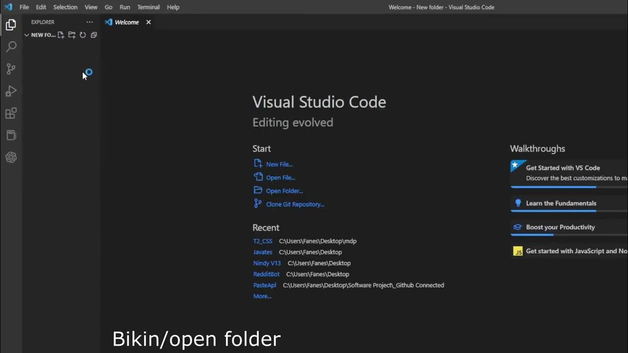 tutorial ekstensi live server vscode - YouTube