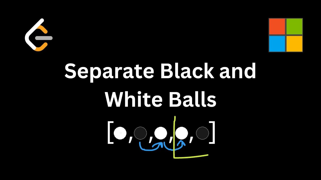 2938. Separate Black and White Balls - Leetcode - Python / C++ - YouTube