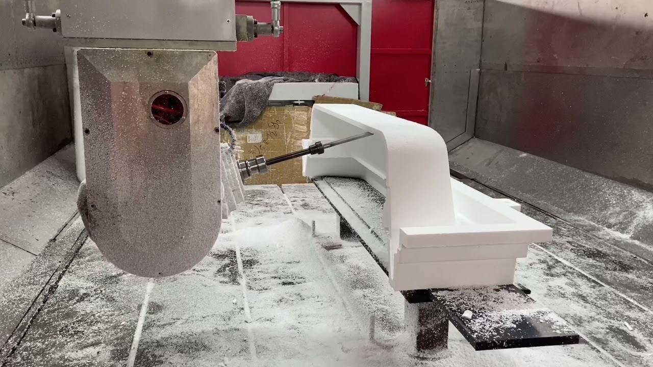 Bathtub Closestool Wash Basin Plaster Mould Caving 5 axis CNC Router ...