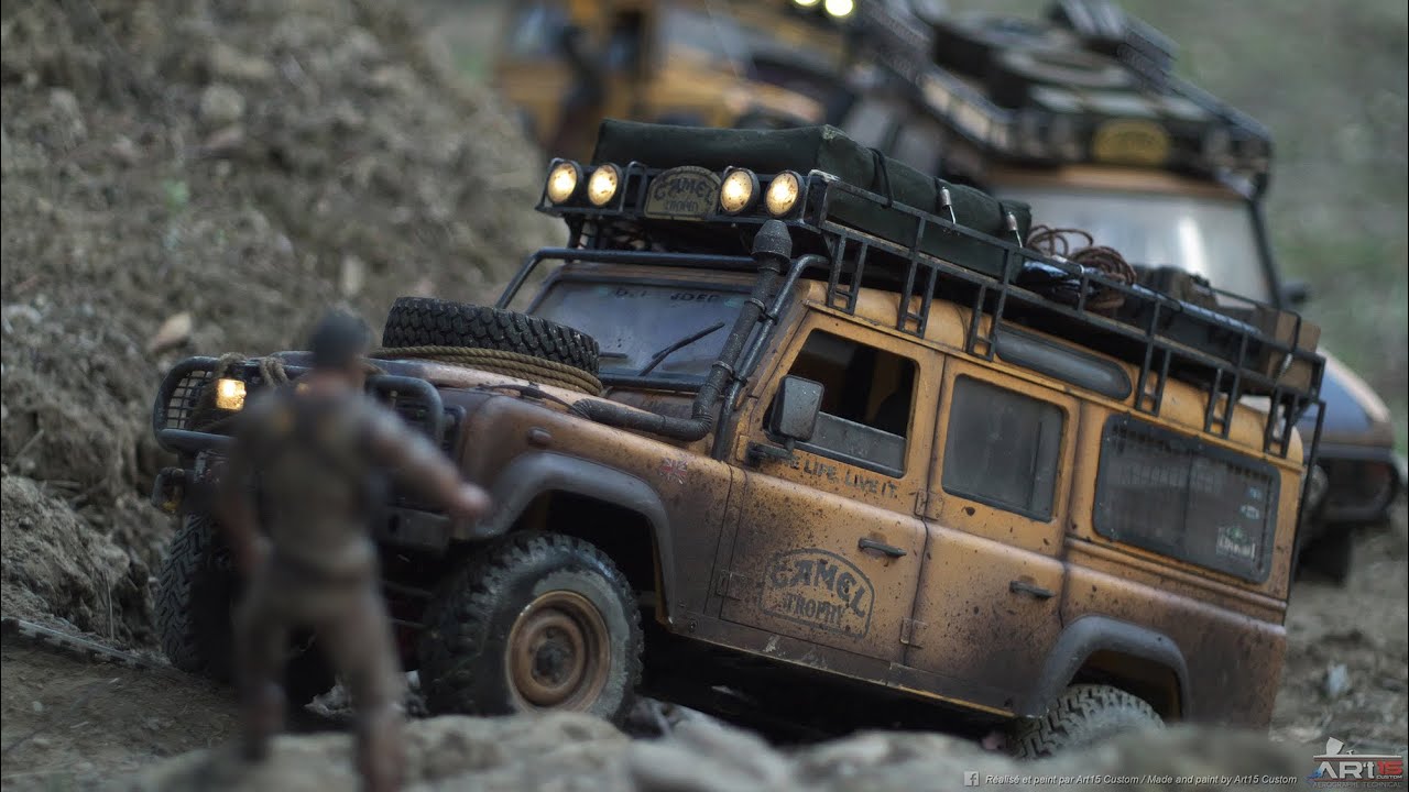 Amazing RC Camel Trophy Defender Hyperscale - YouTube