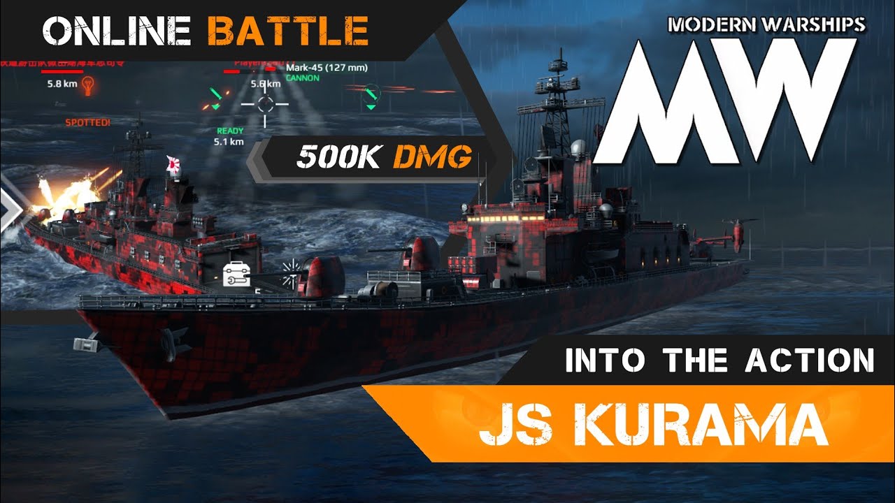Into the Action | JS Kurama Gameplay | Modern Warships Beta Test - YouTube