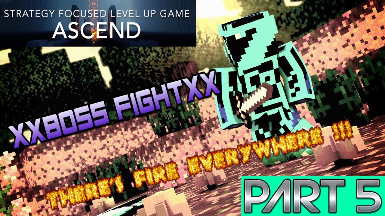 EPIC BOSSFIGHT!!! [ASCEND (Level 5) Minecraft Map] GAMEPLAY - YouTube